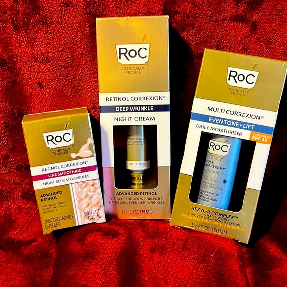 ROC | Skincare | Roc Bundle Of 3 New Unopened Still Sealed In Box ...